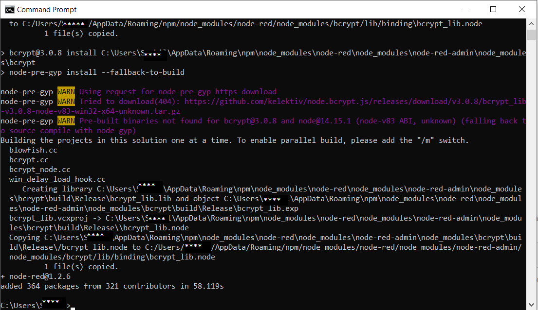 Node-Red : Installation on Windows | microdigisoft.com